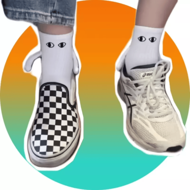 TeesNMerch Hand-in-Hand Socks - Become Solemates Forever! (BUY MORE SA ...