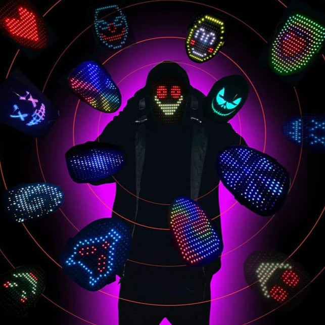 Face Changing LED Mask – Tees n' Merch